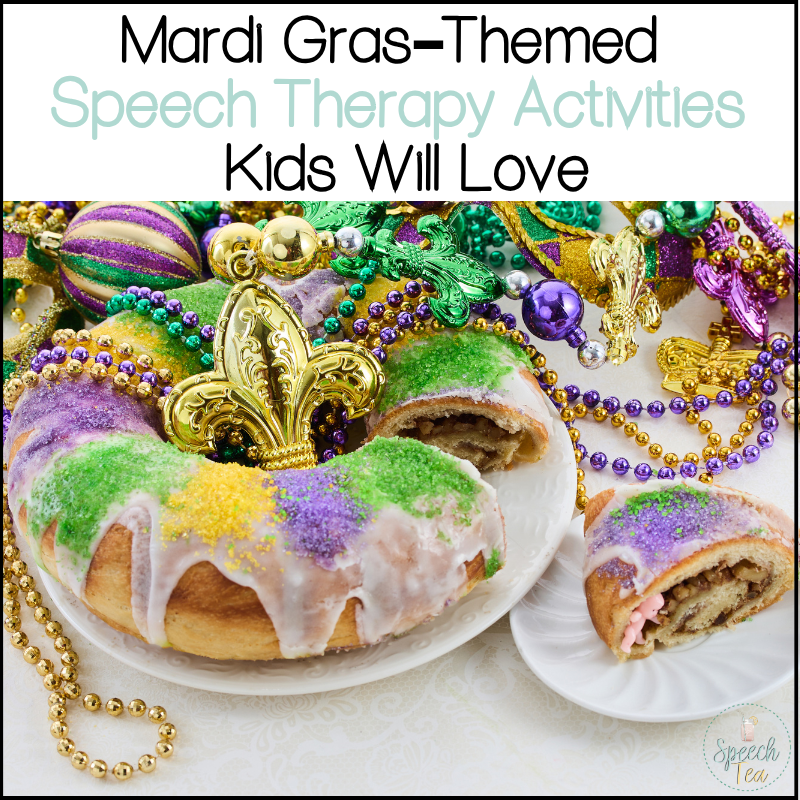 Mardi Gras Speech Therapy Activities for Engaging Sessions – SpeechTea