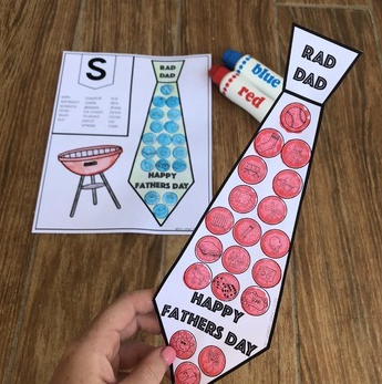 Father's Day Articulation Ties | Father's Day Speech Therapy – SpeechTea