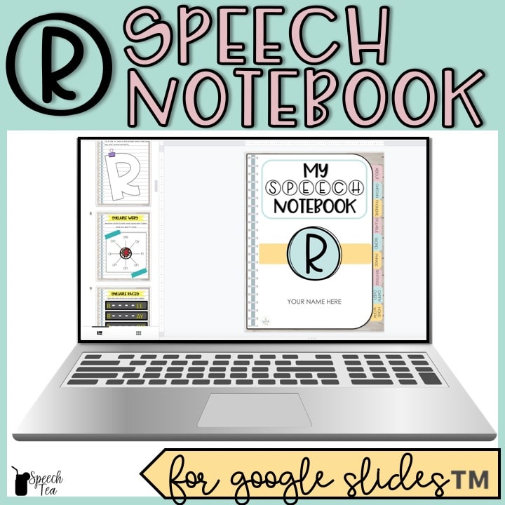 R Articulation Digital Interactive Notebook – SpeechTea