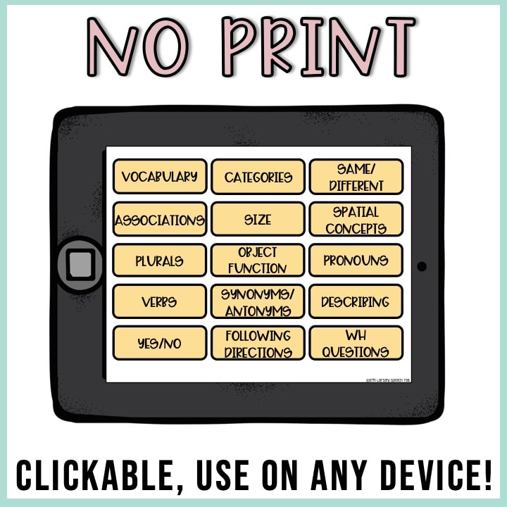 No Print Spring Speech Therapy Drill Cards – SpeechTea