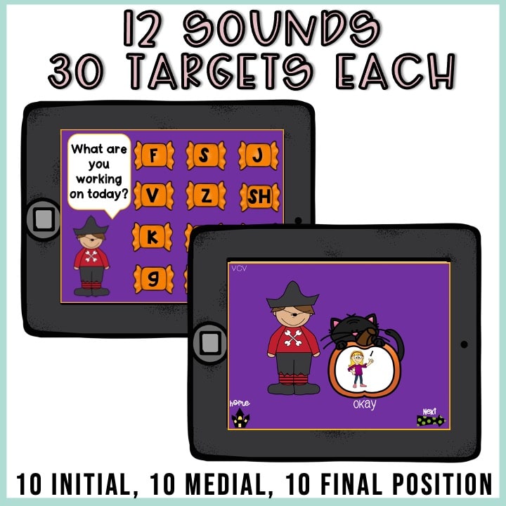 No Print Halloween Articulation – SpeechTea