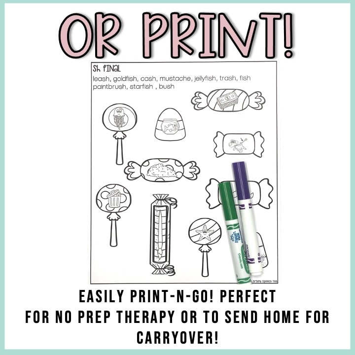 Halloween Articulation Stuffer Craft – SpeechTea