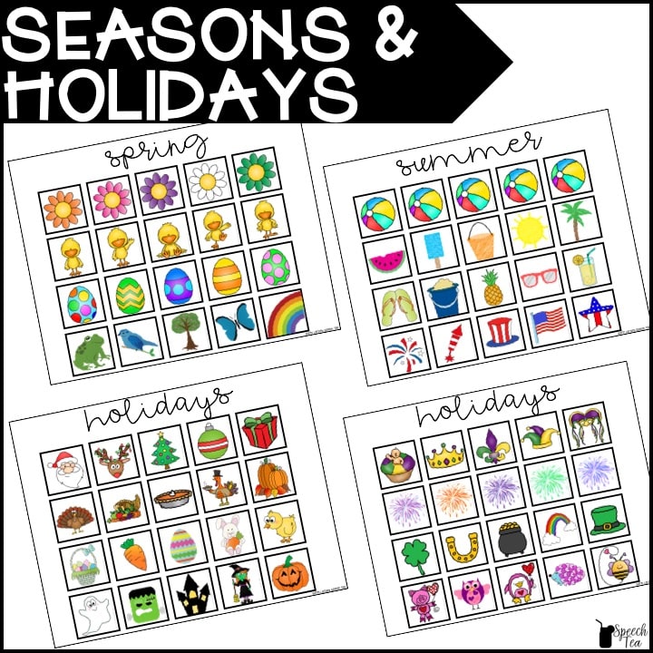 Themed Token Boards – SpeechTea