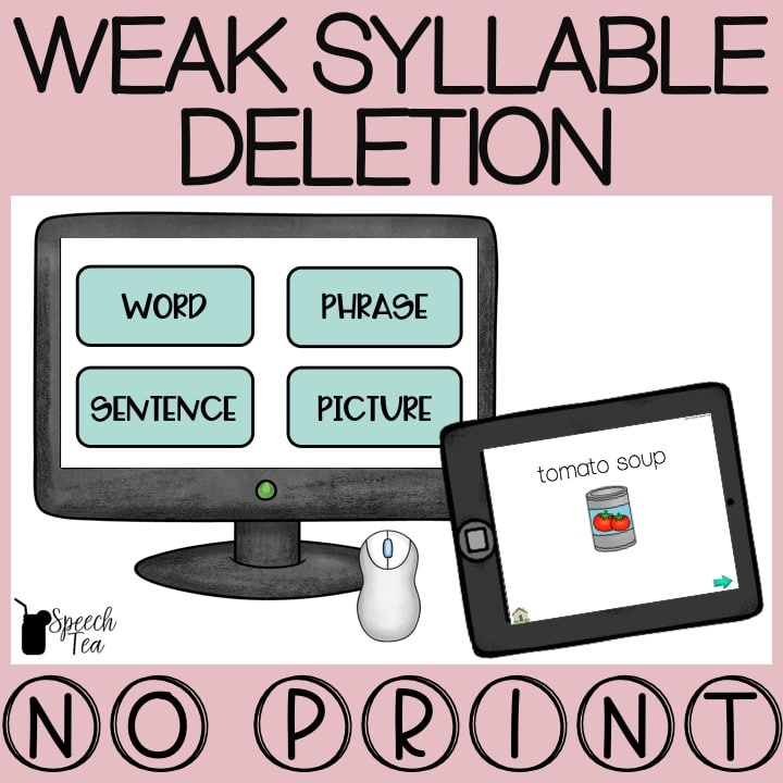 No Print Weak Syllable Deletion – SpeechTea
