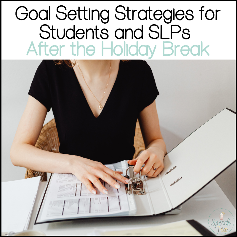 Goal Setting Strategies After the Holiday Break – SpeechTea