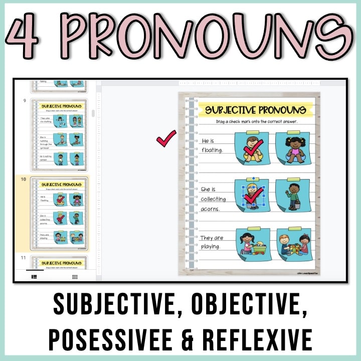 Pronouns Digital Interactive Notebook – SpeechTea