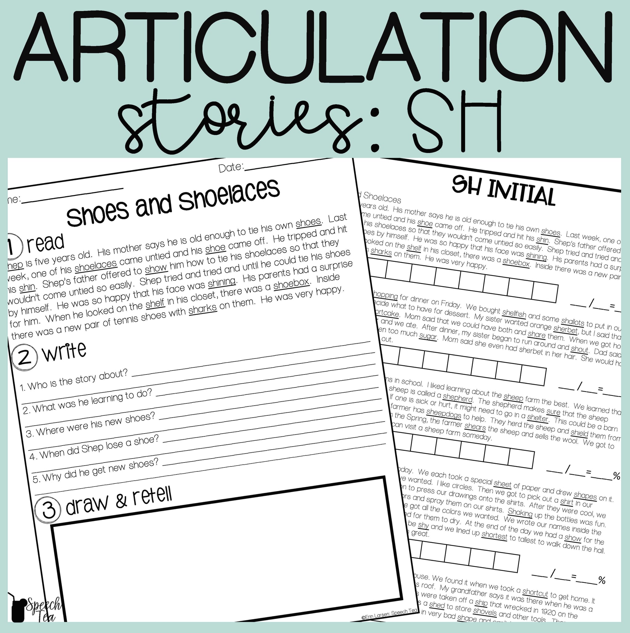 SH Articulation Stories – SpeechTea
