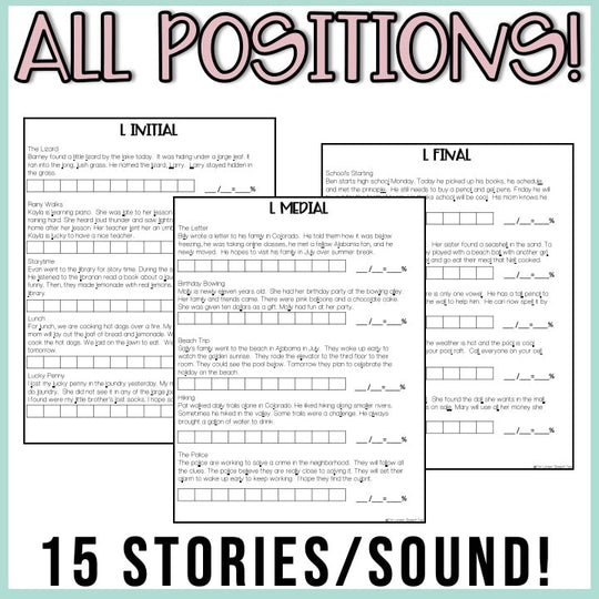 R and L Articulation Stories – SpeechTea