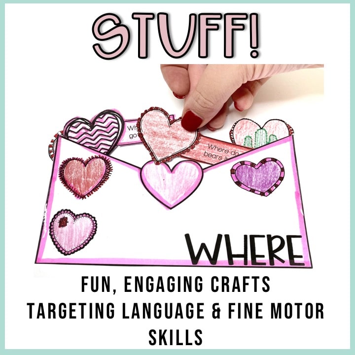 Valentines Day Language Stuffer Craft – SpeechTea