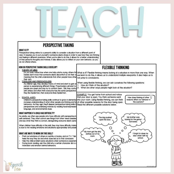 Perspective Taking: Teach and Practice with No Print Option – SpeechTea