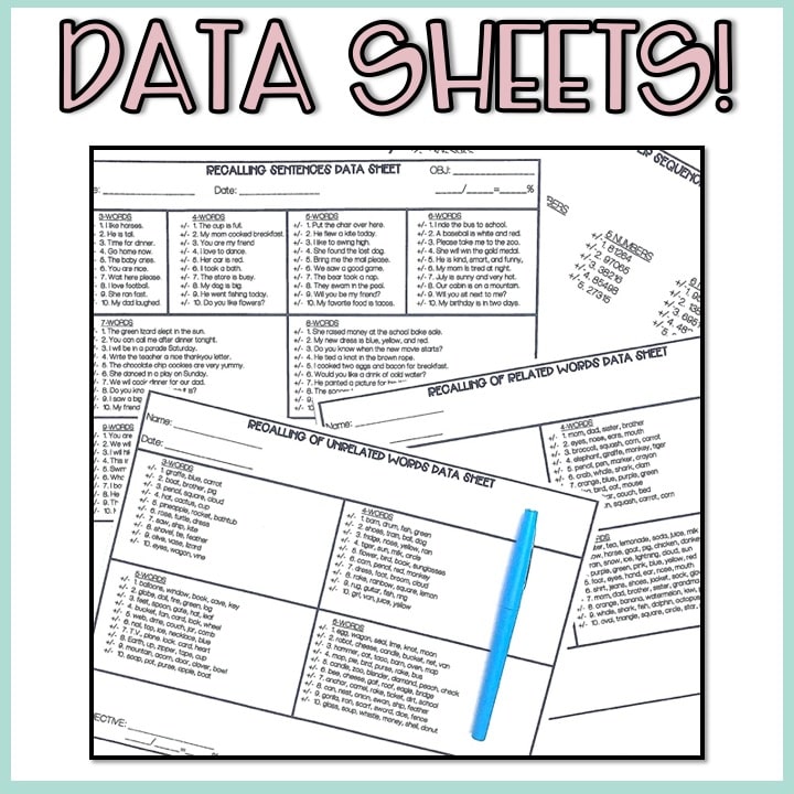 Auditory Memory Strips for Auditory Processing – SpeechTea